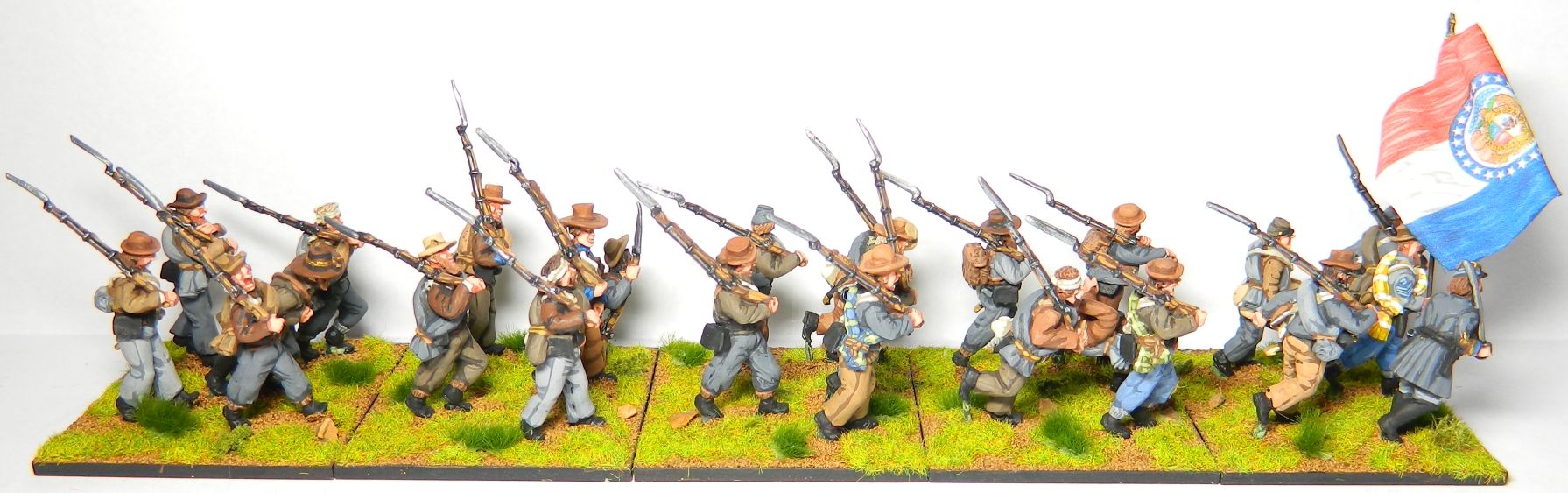 MacPhee's Miniature Men: More 40mm ACW Rebel Infantry