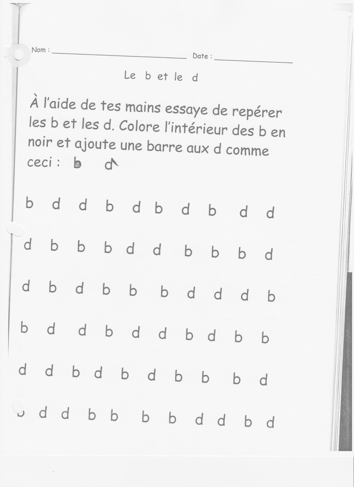 Pixel Pédagogie: La confusion des sons; le « b » et le « d