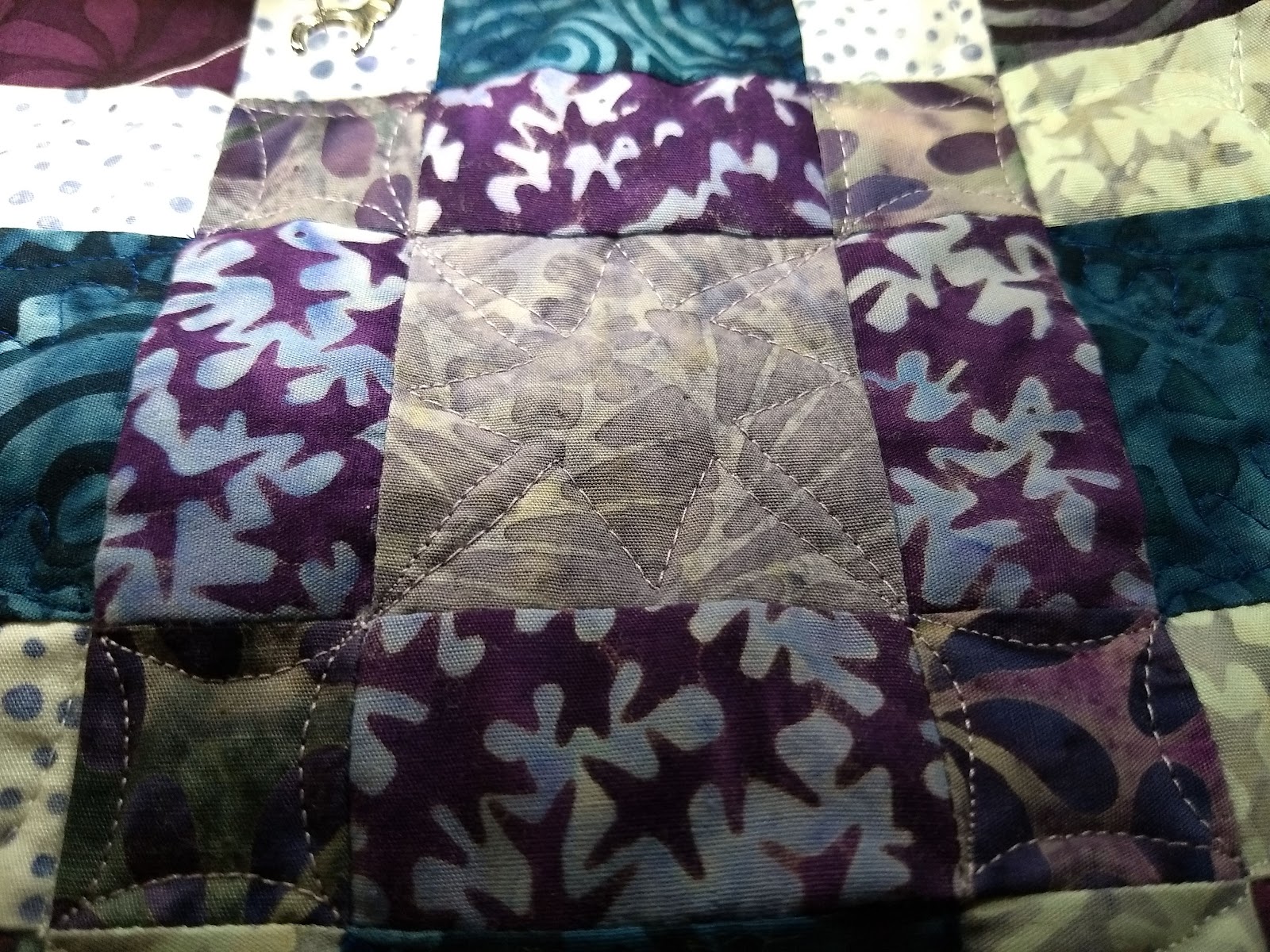 Websterquilt: Island Batik Steam Engine Quilt - Part 3
