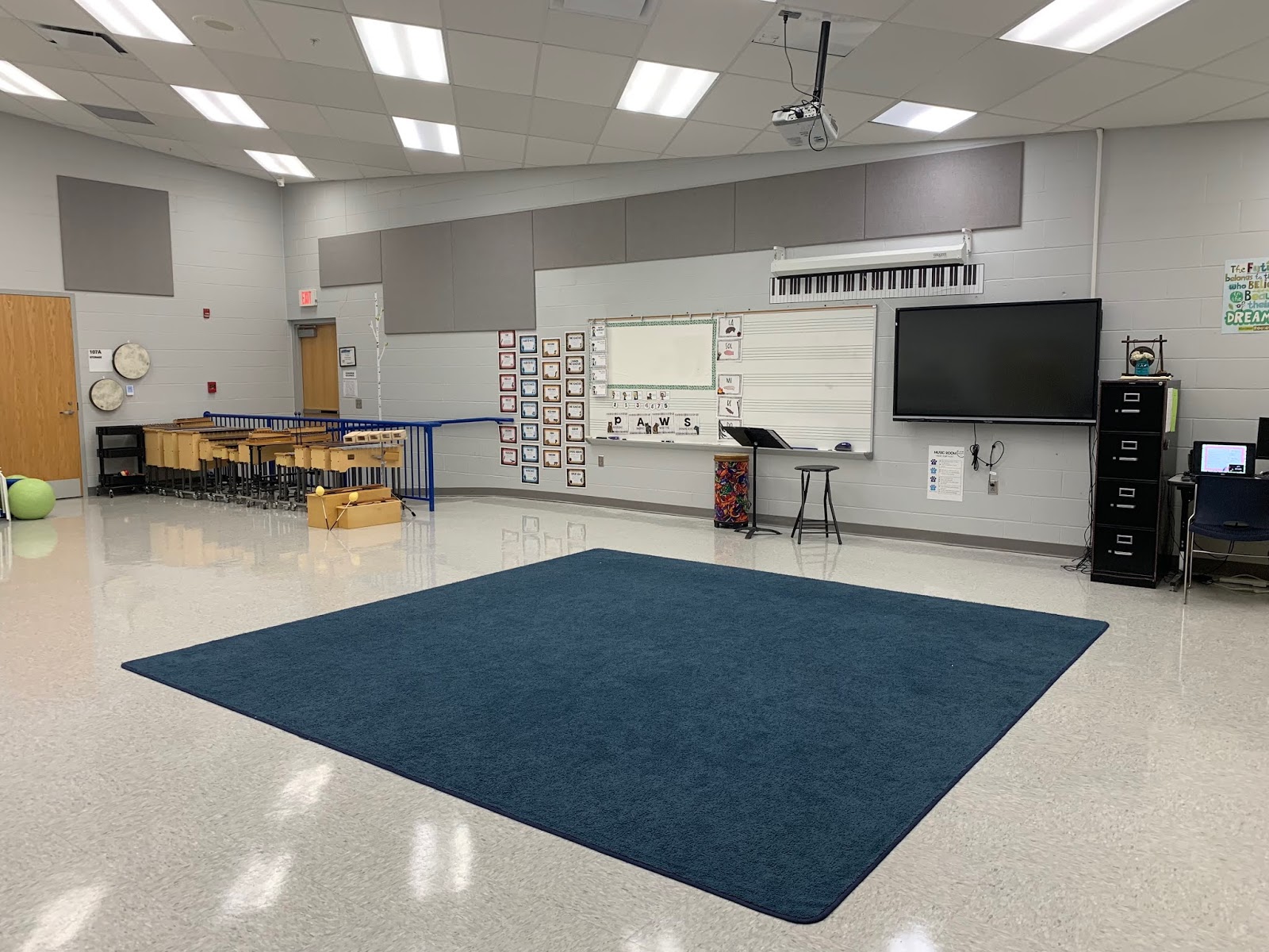 Classroom Reveal, Camping Theme - Aileen's Music Room