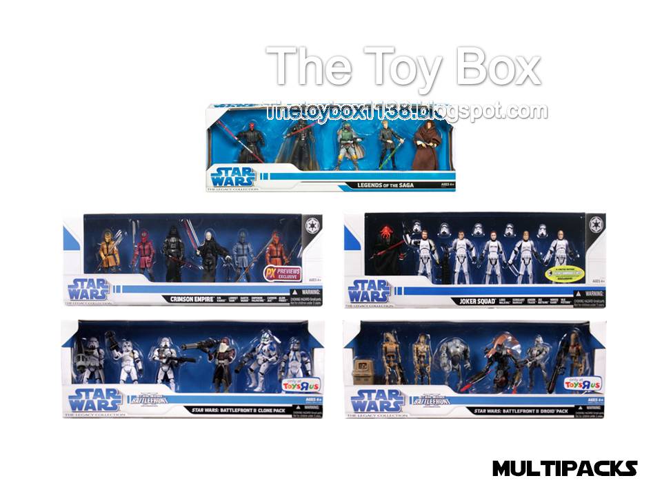 The Toy Box: Star Wars - The Legacy Collection (Collection I and II ...