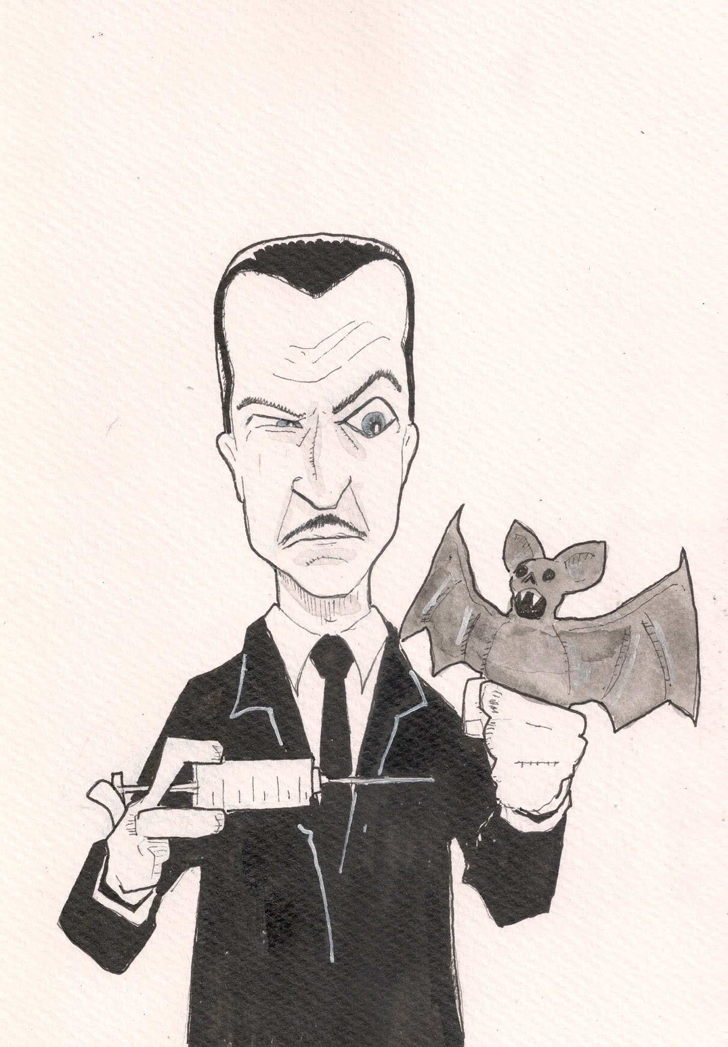 Random Drawings: The Bat - Dr Malcolm Wells