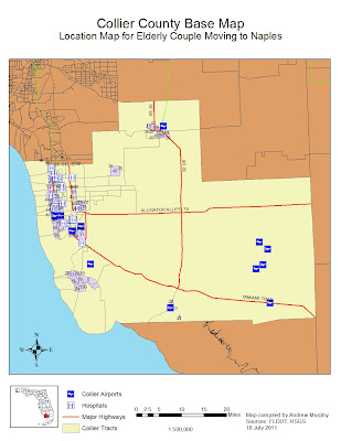 Applications in GIS: Weighted Location for Parents Move to Collier ...