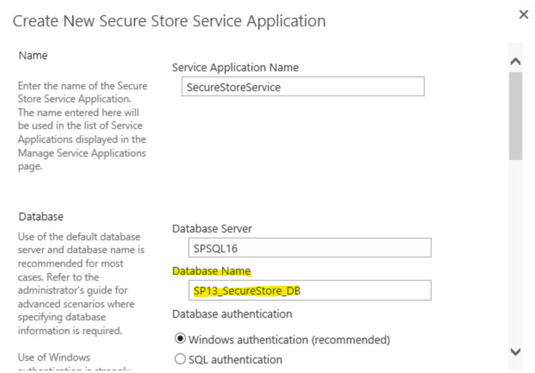 Migrate Secure Store Service Application From Sharepoint 2013 To Sharepoint 2016 4391