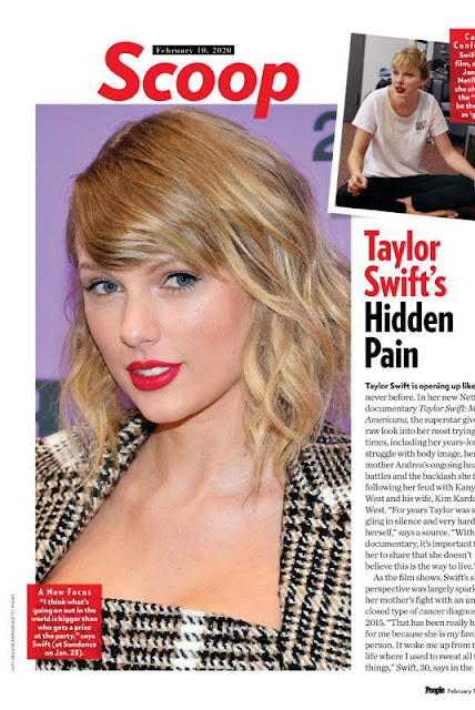Taylor Swift Clicked in People Magazine - February 2020
