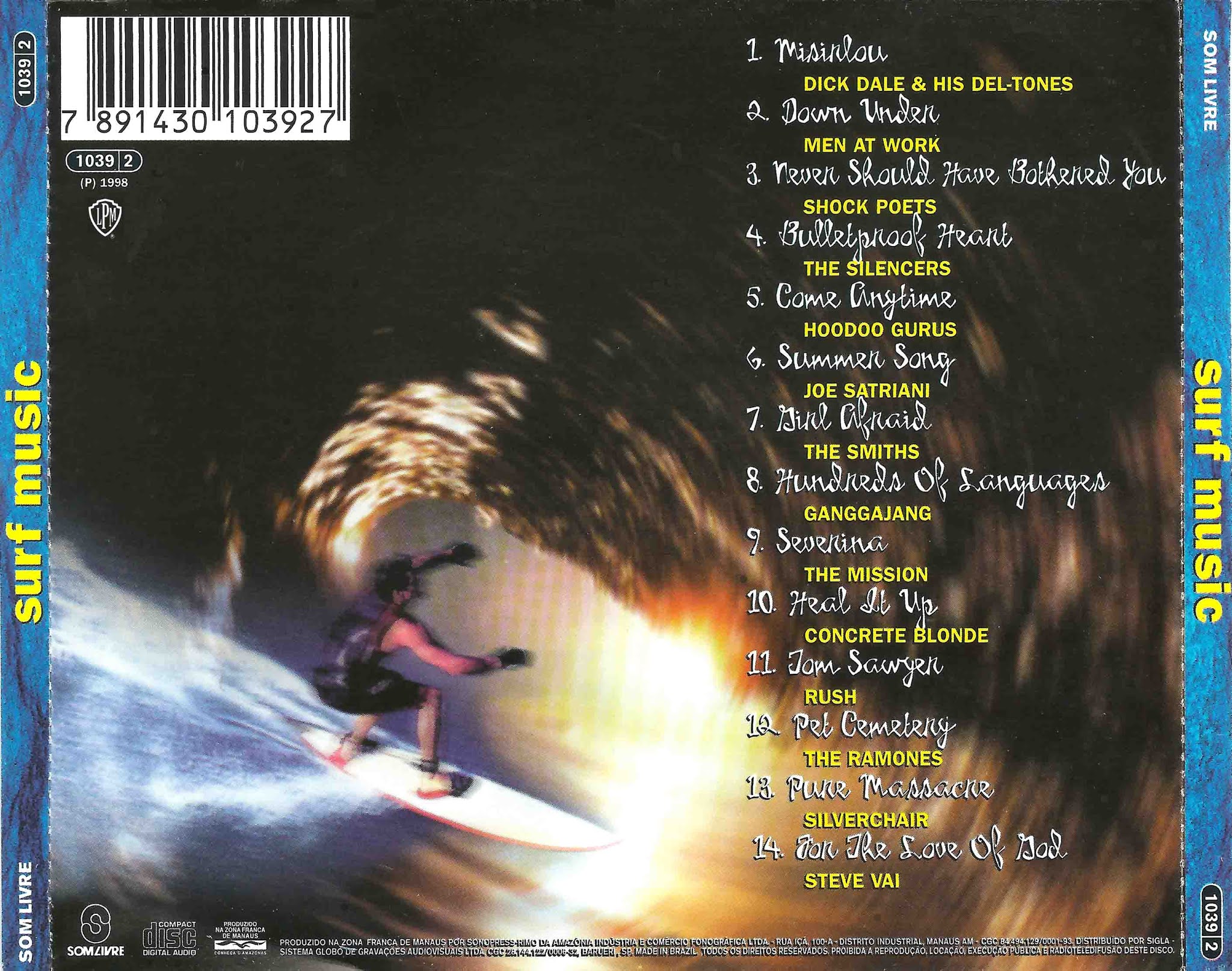 LA PLAYA MUSIC - OLDIES: SURF MUSIC - VOLUME 1 - VARIOUS ARTISTS (1998)