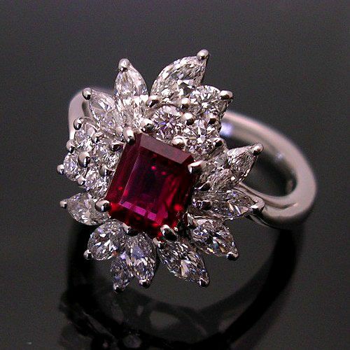 Ruby diamond ring designs