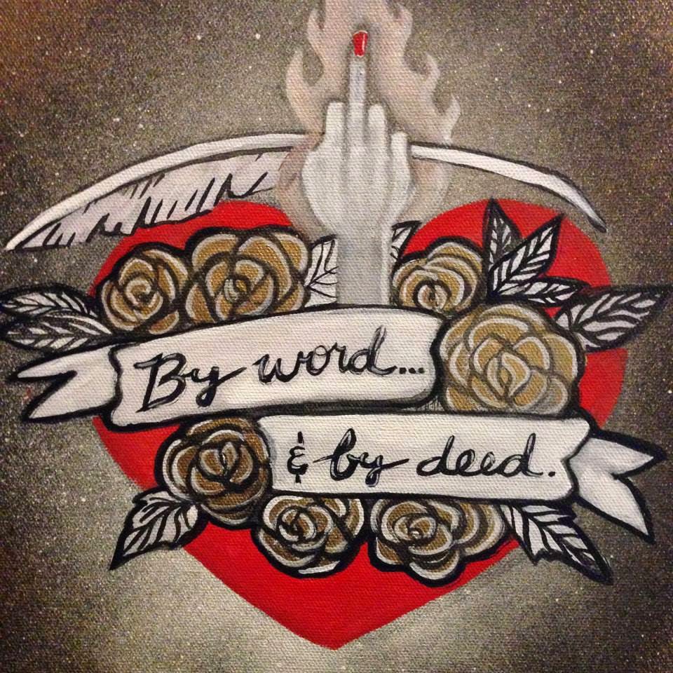 I Bleed Words Till I Am Read All Over: Artwork