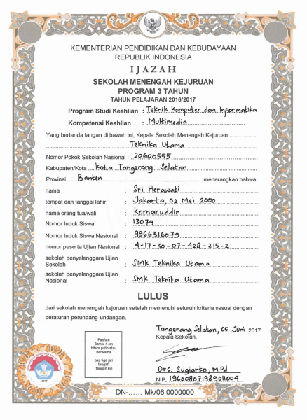 Konsep 37+ Contoh Tulisan Indah Untuk Ijazah