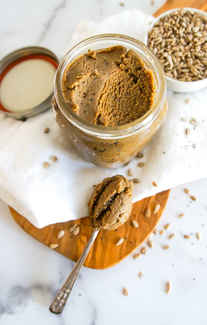 Vanilla Sunflower-Chia Butter | Bake at 350°