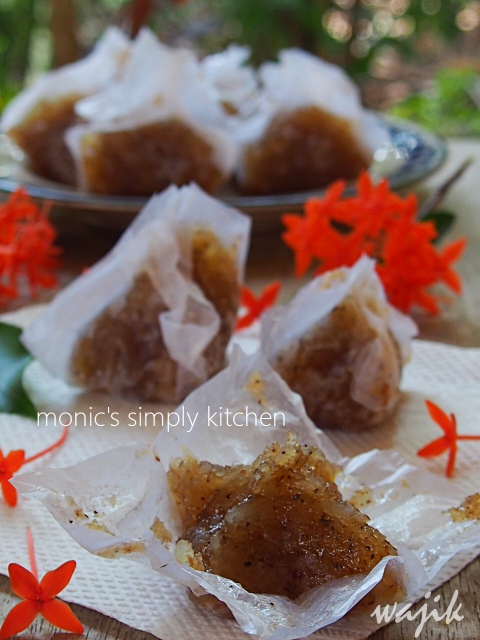 Wajik Ketan Selai Nanas (Wajik Bandung / Wajik Kletik) - Monic's Simply ...