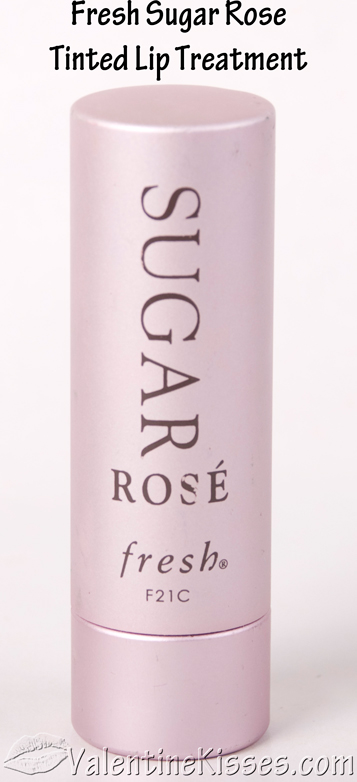 Valentine Kisses: Fresh Sugar Rose Tinted Lip Treatment: swatches, review