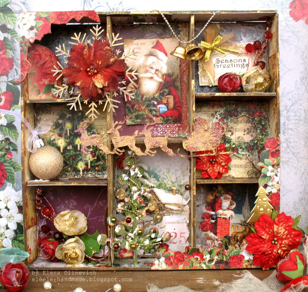 Elena Olinevich: Christmas Shadow Box