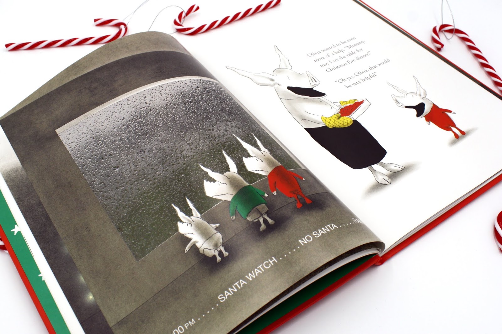 Olivia helps with Christmas