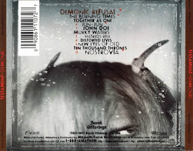 Classic Rock Covers Database: Testament - Demonic (1997)