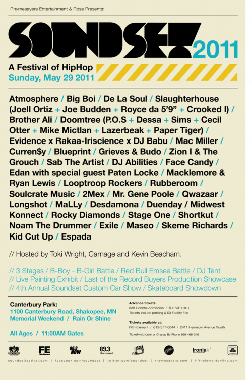Midwest Broadcast: Soundset 2011 Lineup