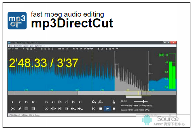 mp3DirectCut v2.25 下載| MP3剪接編輯應用程式免費下載 - 【下載】APK01軟體中心