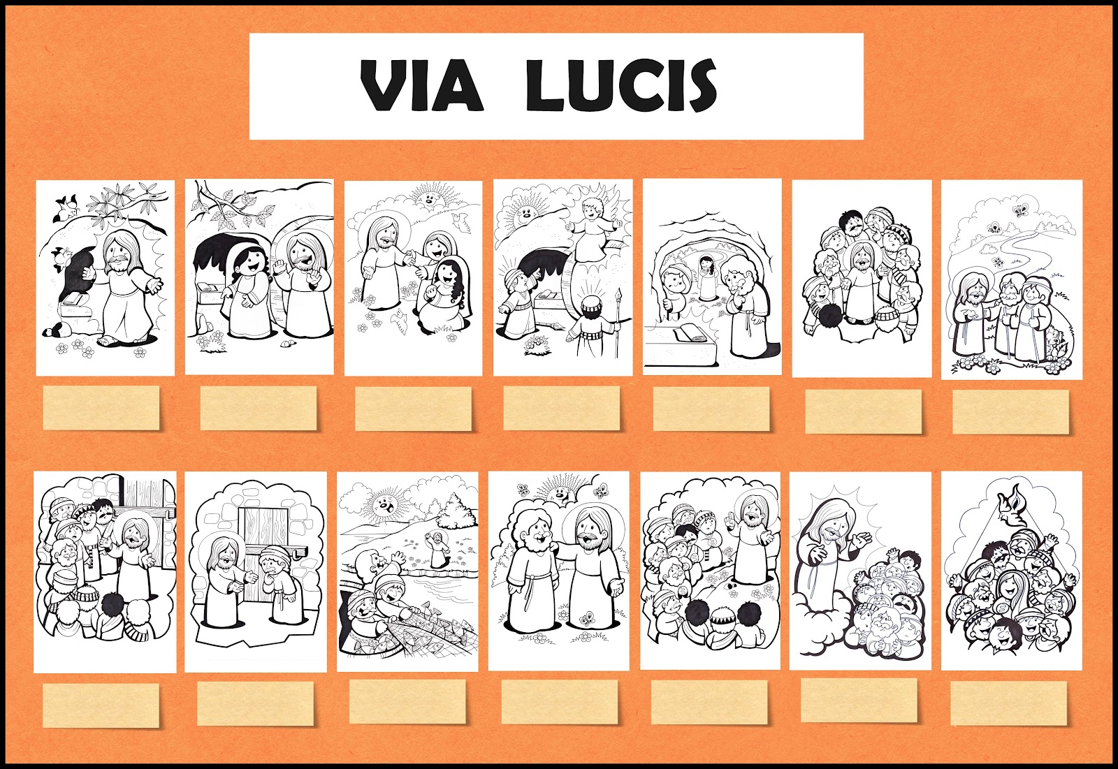 VIA LUCIS, fichas para a catequese - Somos os primeiros