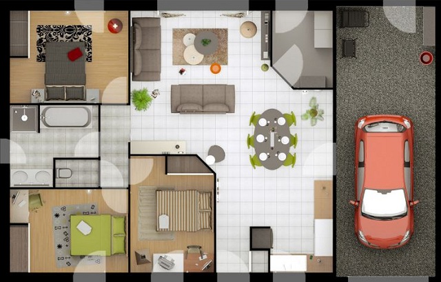 PLANO DE CASA MODERNA DE 80 M2 : PLANOS DE CASAS GRATIS Y DEPARTAMENTOS ... PLANO DE CASA MODERNA DE 80 M2 : PLANOS DE CASAS GRATIS Y DEPARTAMENTOS ...