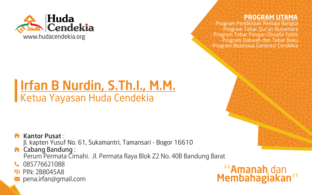 CONTOH KARTU NAMA / NAME CARD SIMPEL ELEGAN - CONTOH DESIGN GRATIS