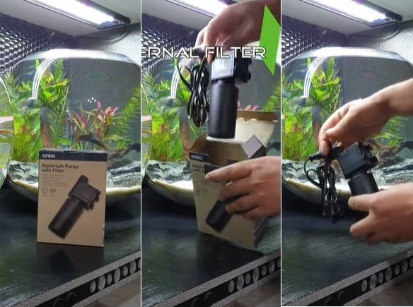 Unboxing & setting up a fish bowl filter