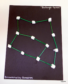 Tippytoe Crafts: Marshmallow Constellations