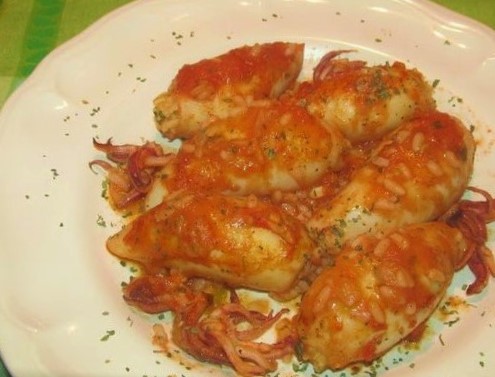 SWEET ALMOND TREE: STUFFED SQUID / KALAMARAKIA YEMISTA (Καλαμαρακια ...