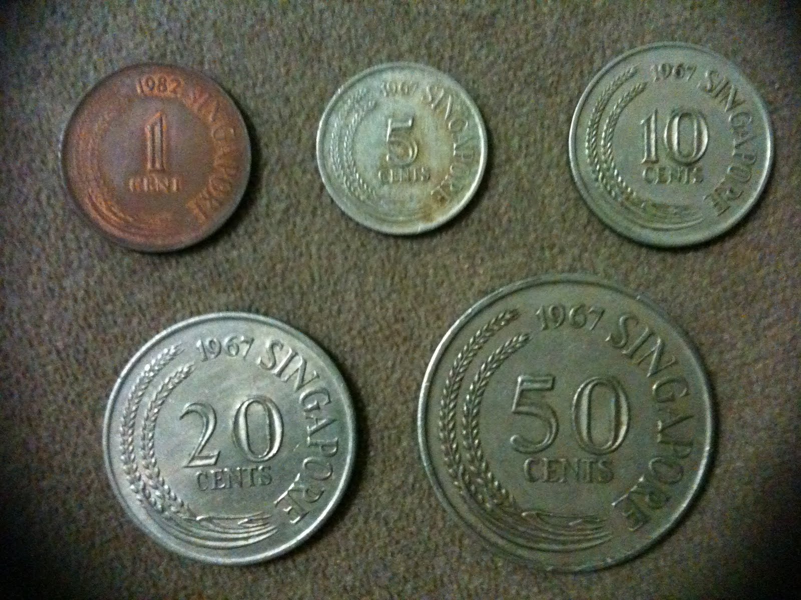 SG PASTIME | Singapore Favourite Pastime Blog: Singapore (SGD) - coins