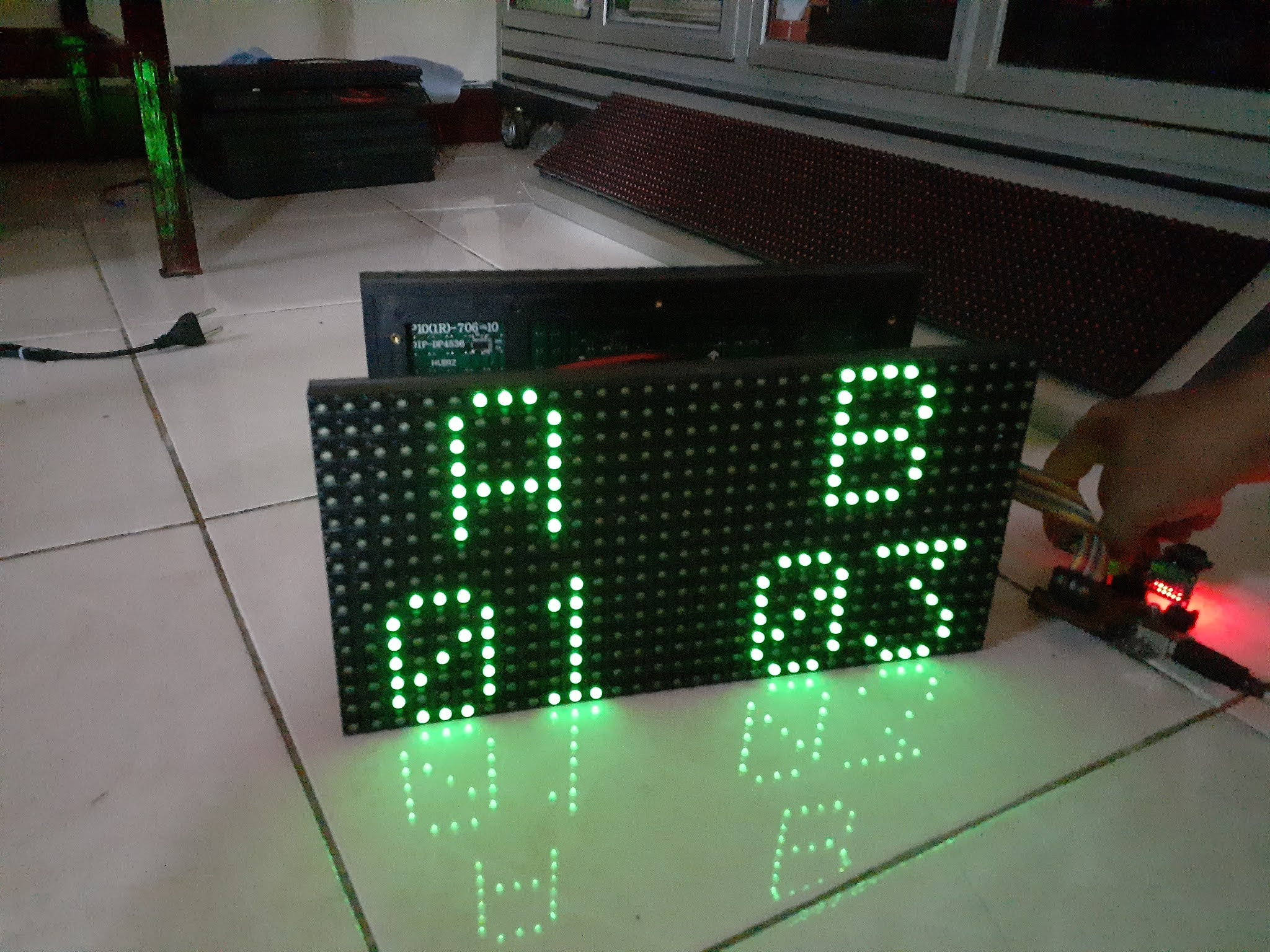 PAPAN SCORE 1 PANEL P10 DENGAN ARDUINO (score board 1 panel) ~ Blog edukasi