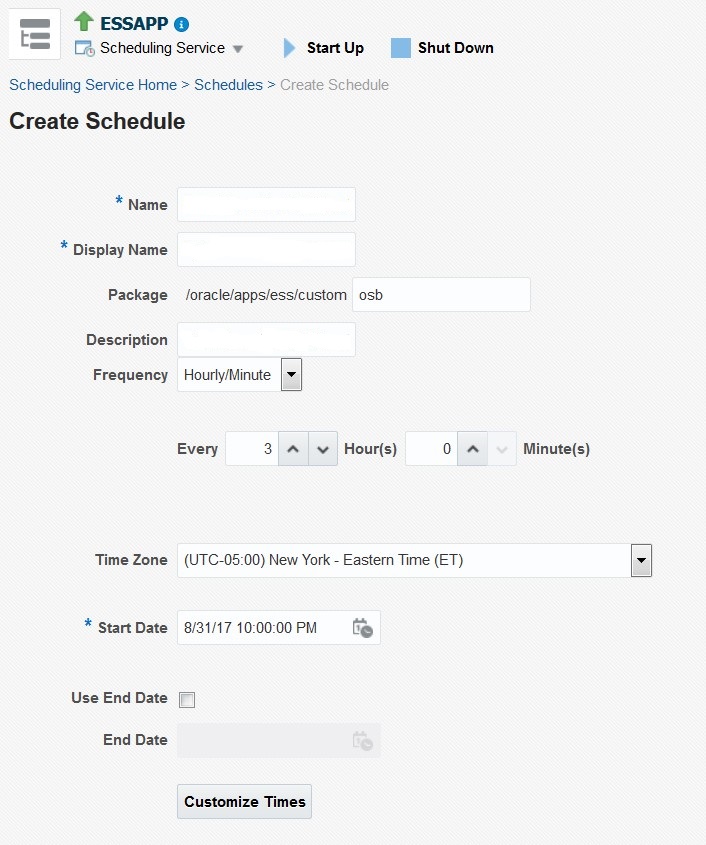 Schedule OSB Service Using ESS 12c - SOA
