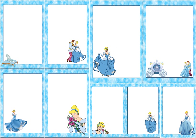 Cinderella Borders For A Page