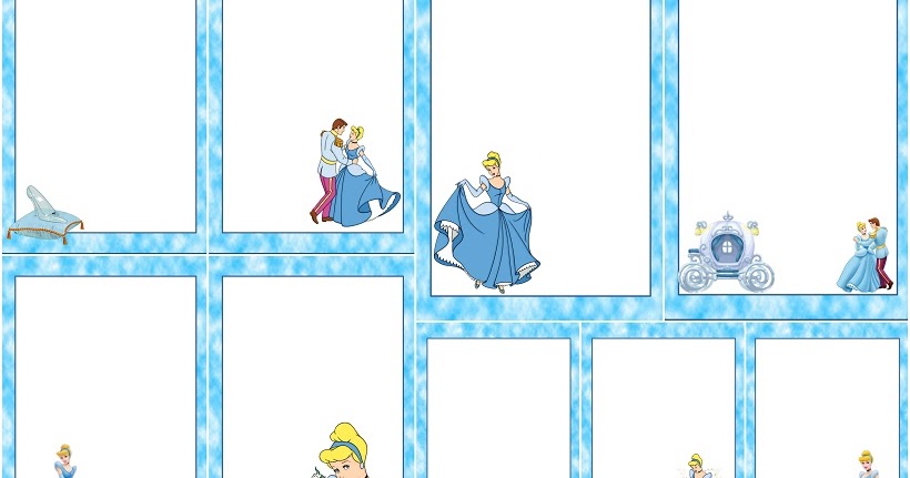Cinderella Free Printable Frames, Invitations or Cards. - Oh My Fiesta ...