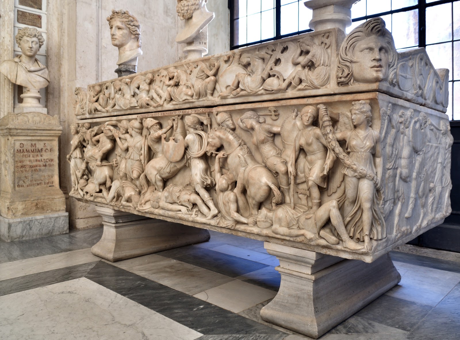 IL SARCOFAGO DELLE AMAZZONI AI MUSEI CAPITOLINI