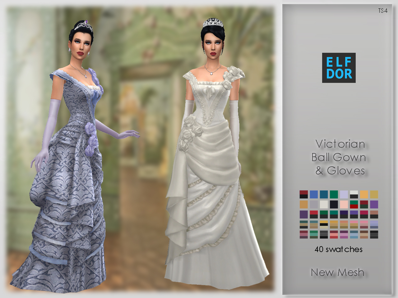 Elfdor Victorian Ballroom Set - ELFDOR