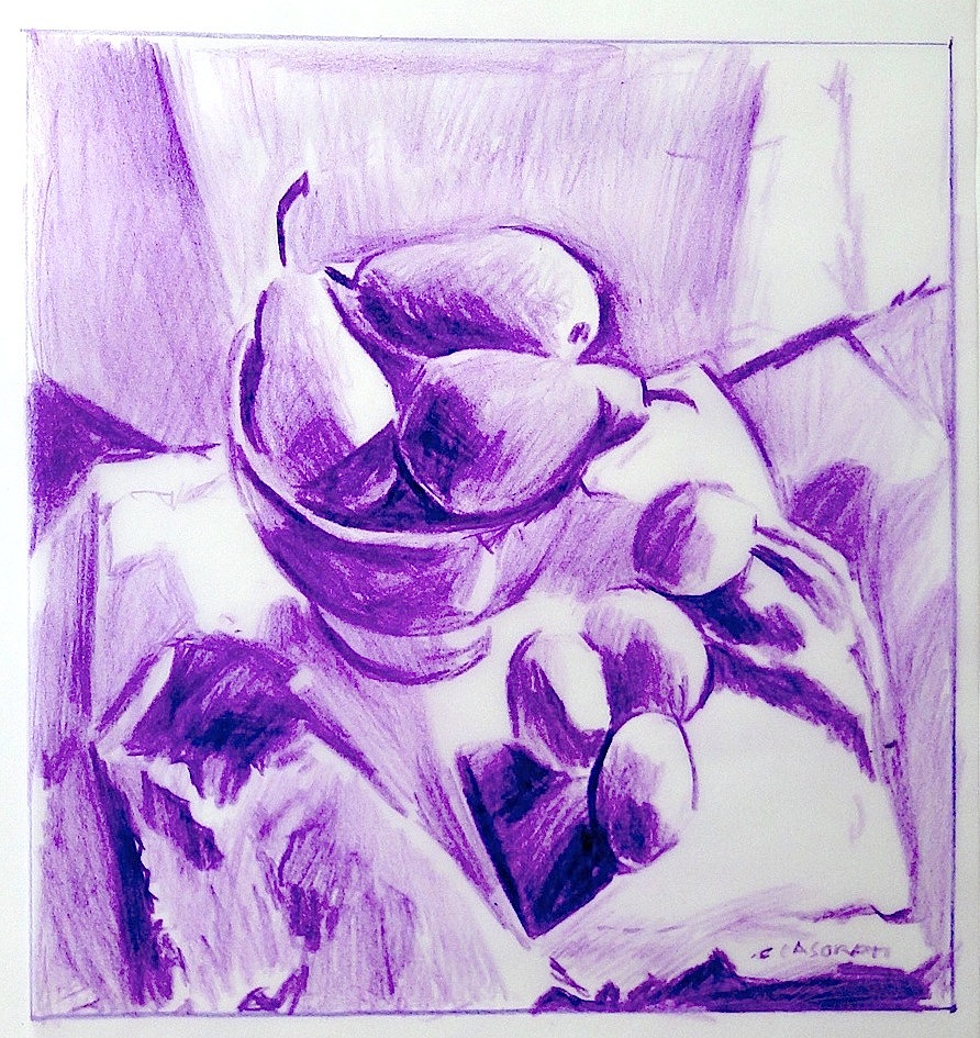 Monochromatic Painting Still Life