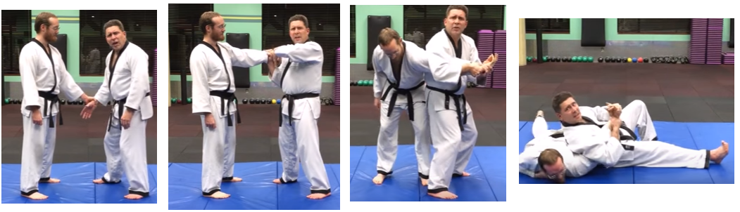 Foot Fist Way: Hae Sul 4: Gae-Baek elbow lock takedown