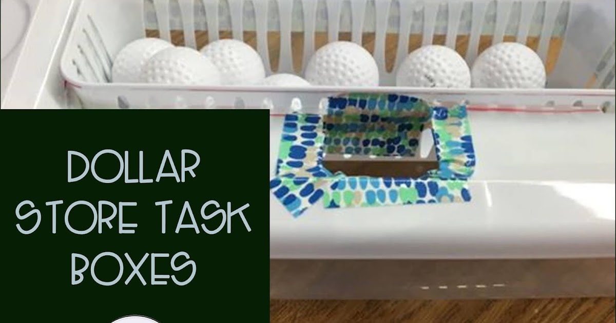 Little Miss Kim's Class: Dollar Store Task Boxes for Special Education