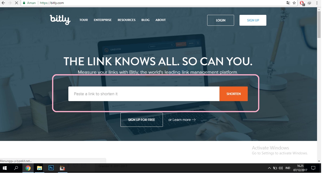 Cara Mudah Perpendek Link dengan Bitly