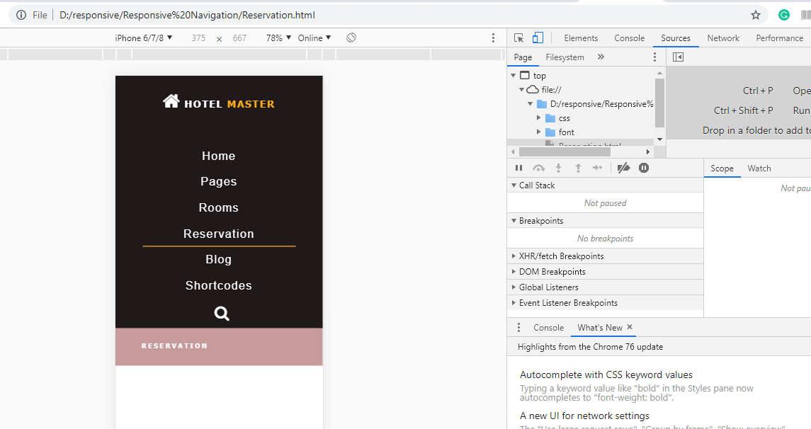 Free Programming Source Codes and Computer Programming Tutorials: Responsive Website Template