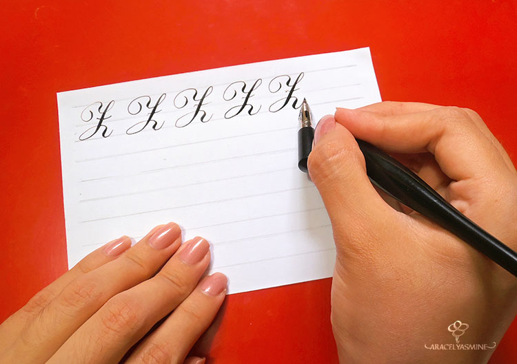 Caligrafía copperplate, ¿cómo escribir la letra "Z"? | Aracelyasmine ...