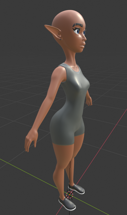 Disco Elf Corel - or how to make a stylized character