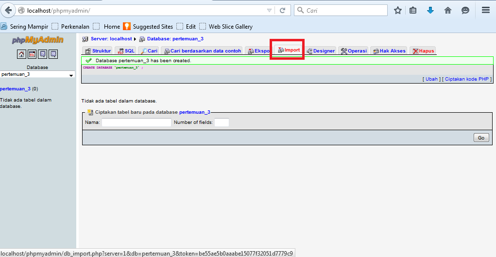 Tutorial Cara Mengimport Database MySQL PhpMyAdmin