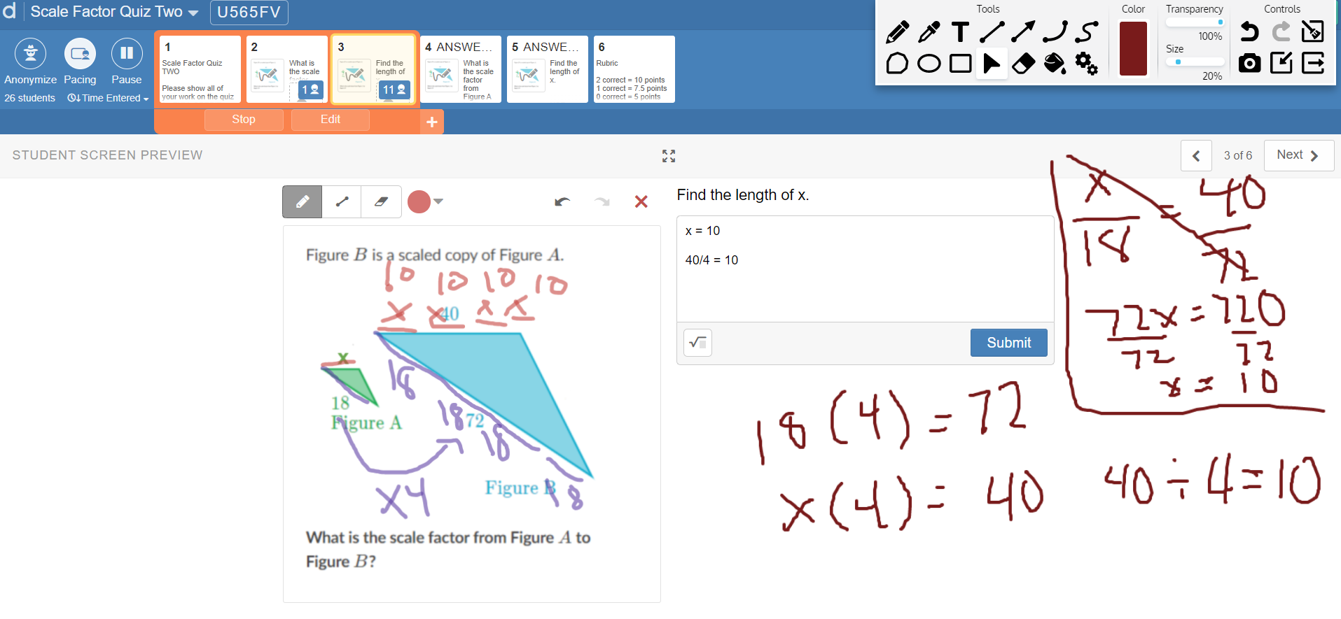 Rickard 7 Math 2020: February 2021