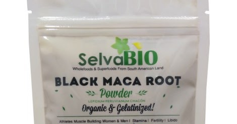 SelvaBIO: Organic Black Maca Root Powder can be Used to Reap Great ...