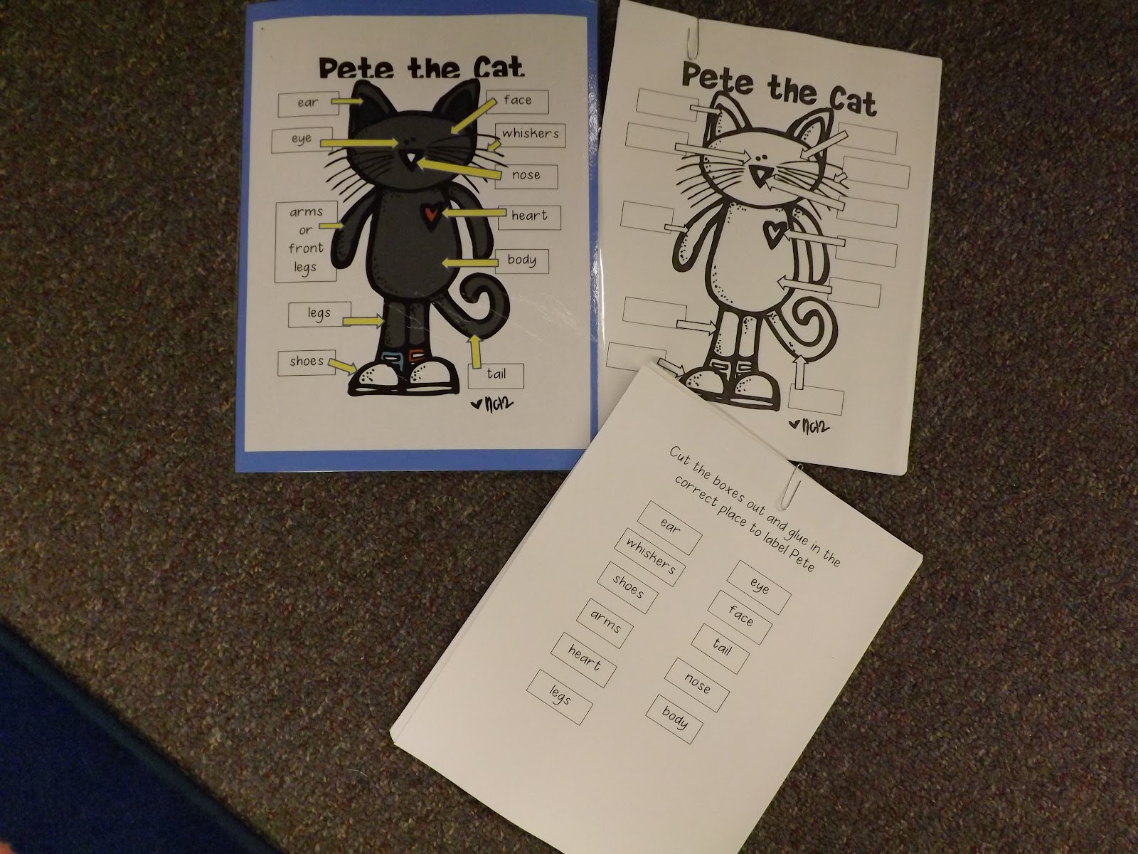 Mrs. Vento's Kindergarten: Pete the Cat Day
