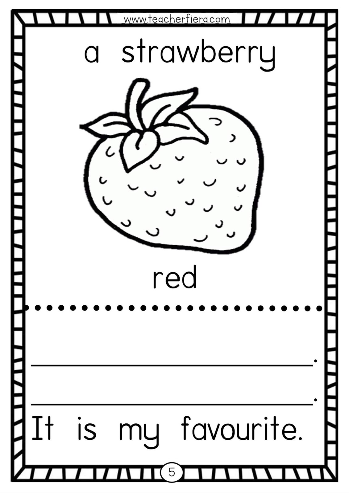 teacherfiera.com: MY WRITING PROJECT (FRUITS)