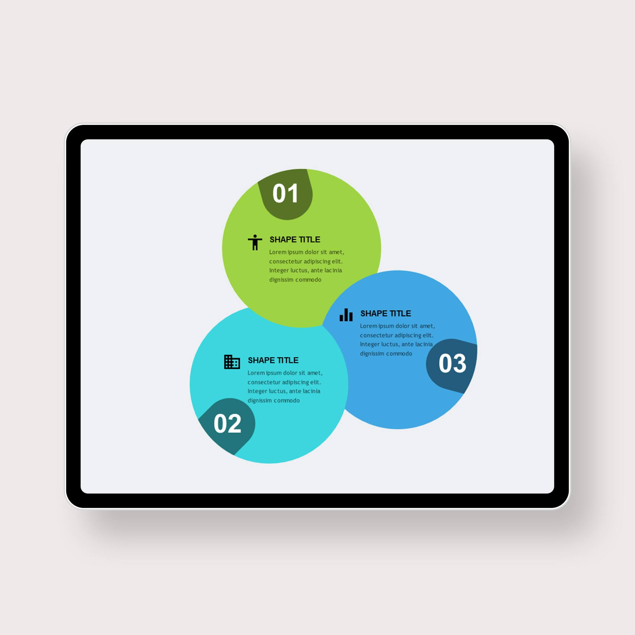 Circulation Circle Pin PowerPoint Templates - PowerPoint Free