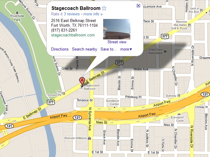 Texas Stagecoach Map