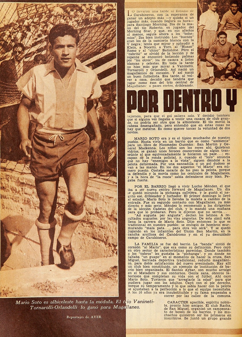 Partidos de la Roja: Mario Soto Soto